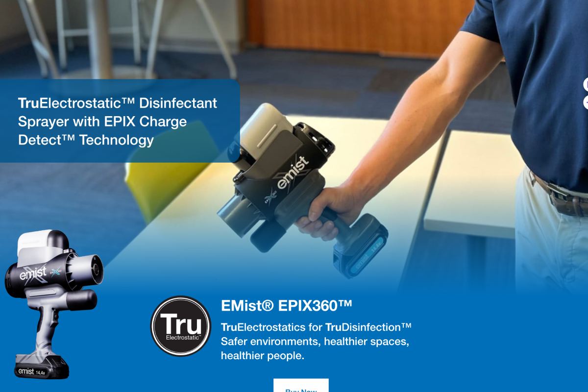 EMist EPIX360 Compact Electrostatic Disinfectant Sprayer
