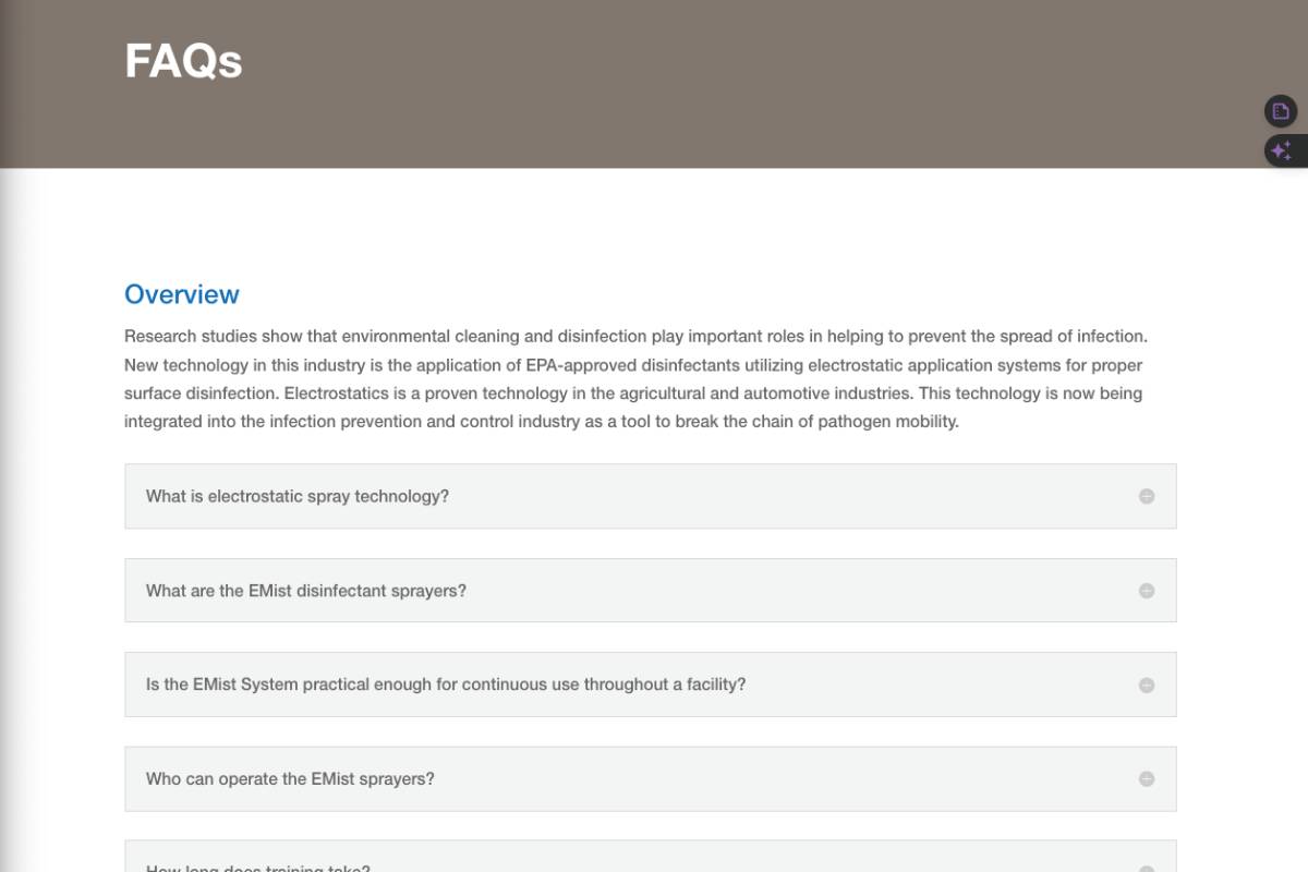 Frequently Asked Questions | EMist Systems Explained