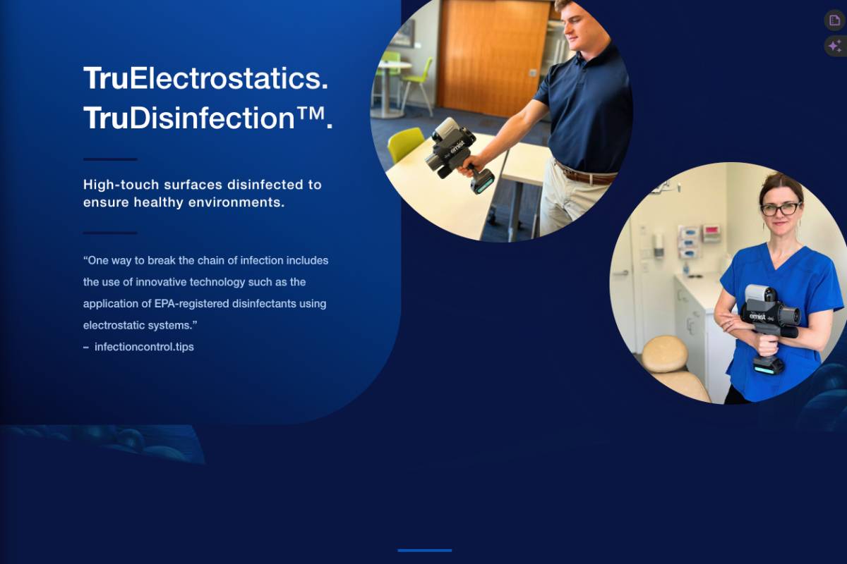 EMist TruElectrostatics™: Safe, Proven Disinfection