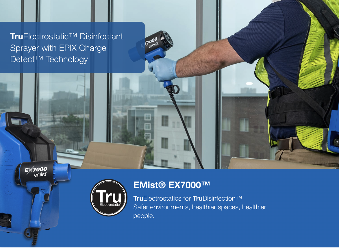 EMist EX-7000 Sprayer - Lightweight, Efficient, & Cordless